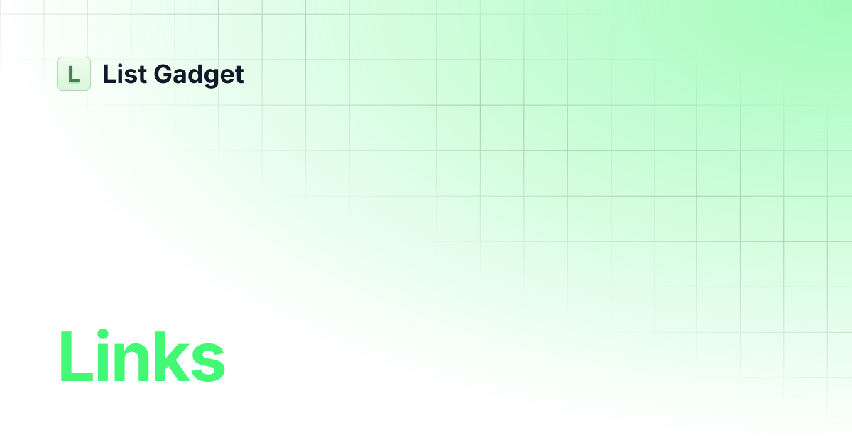 Links | List Gadget